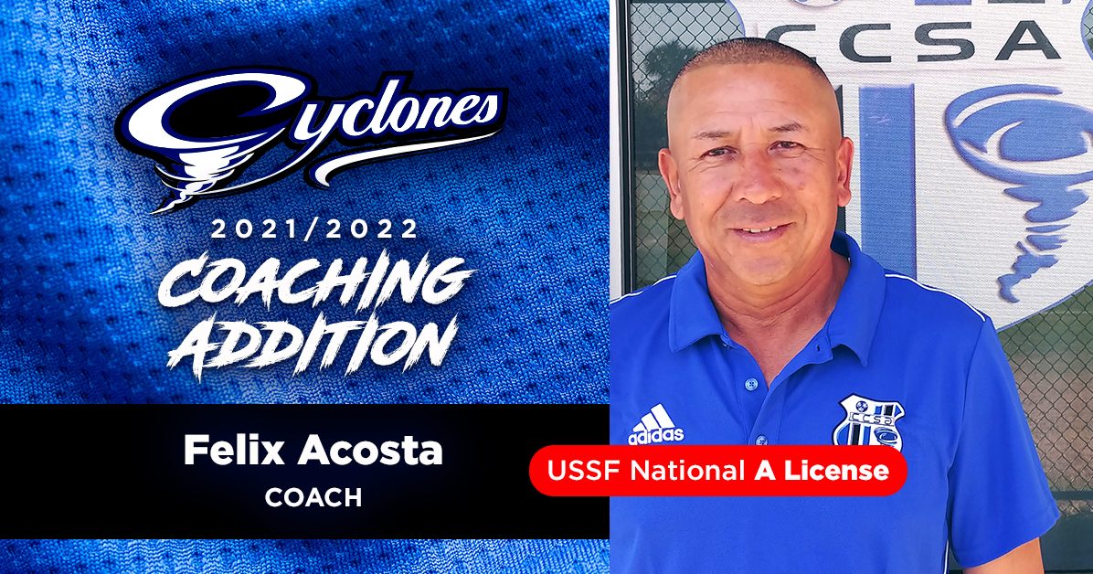 Coaching Update: Announcing New Coach Felix Acosta for 2021-22 Season ...